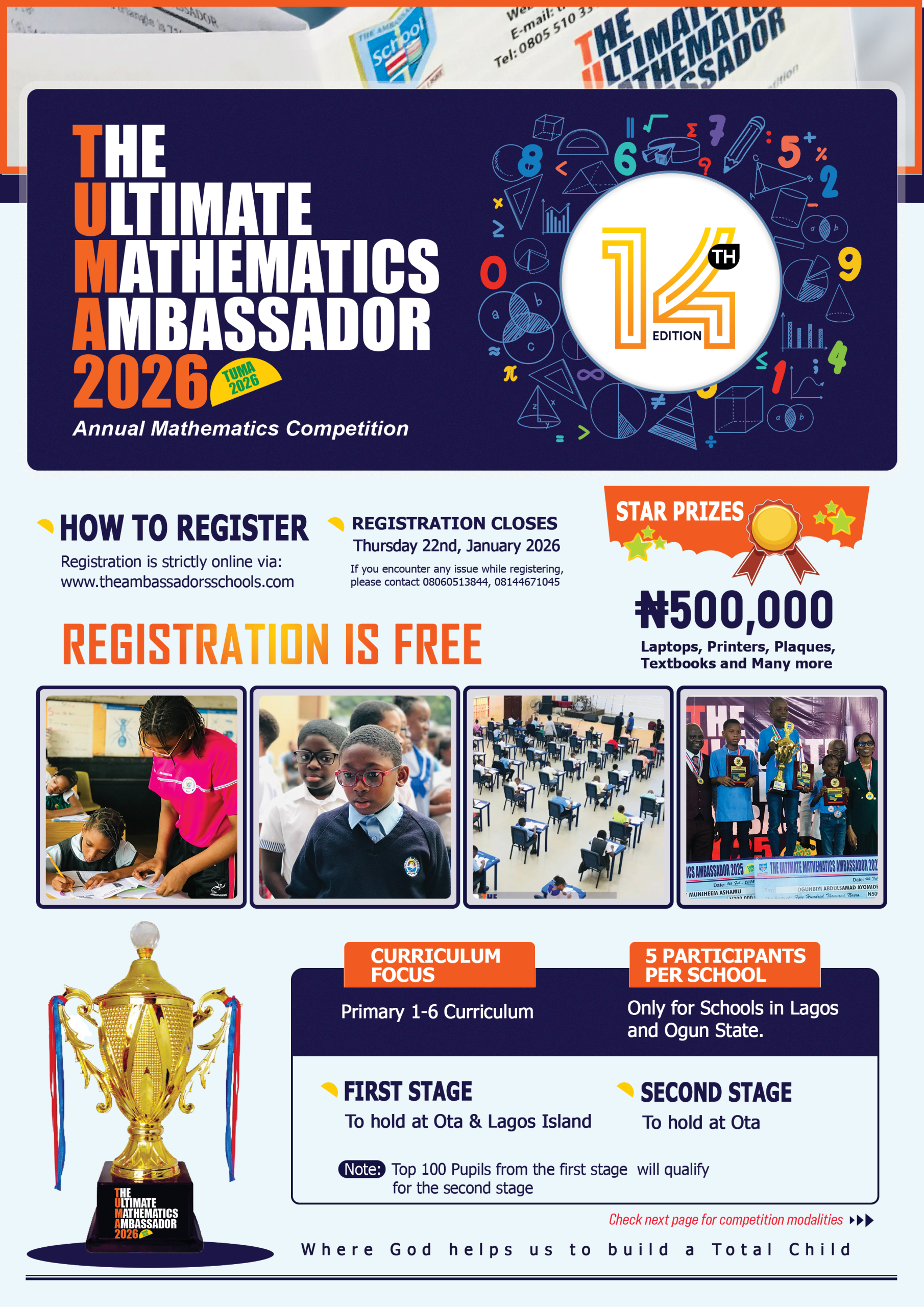 The Ambassadors Schools, Ota – Education begins with us. Welcome to The ...