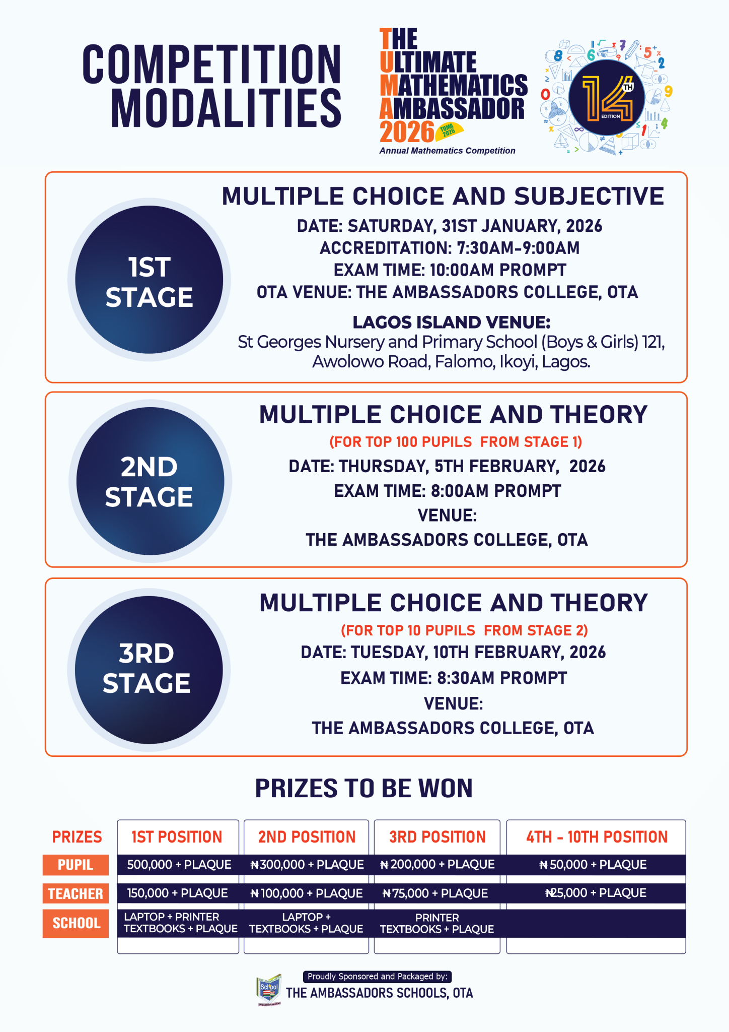 The Ambassadors Schools, Ota – Education begins with us. Welcome to The ...